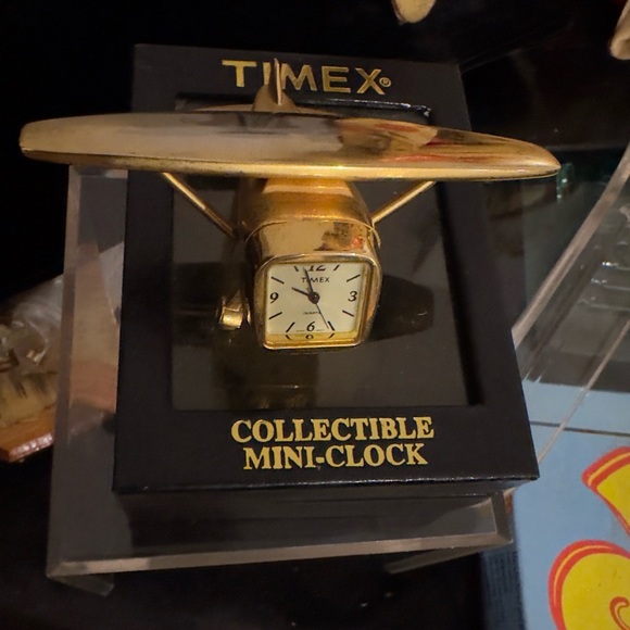 Timex | Other | Timex Collectible Mini Airplane Tmx 27 Brass Vintage ...